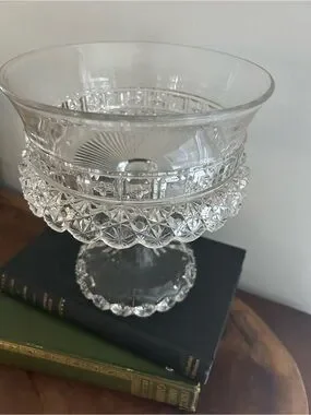 Dining | Dalzell Gilmore Leighton Glass Pedestal Compote Bowl Stand ...